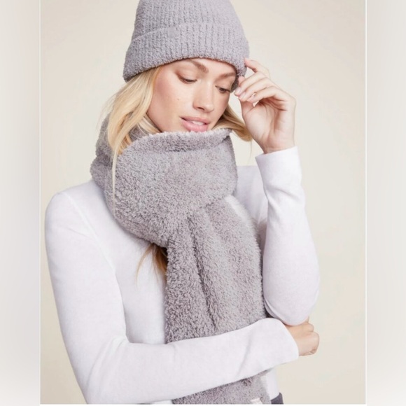 Barefoot Dreams | Accessories | Nwt Barefoot Dreams Cozy Chic Solid Scarf In Pewter | Poshmark